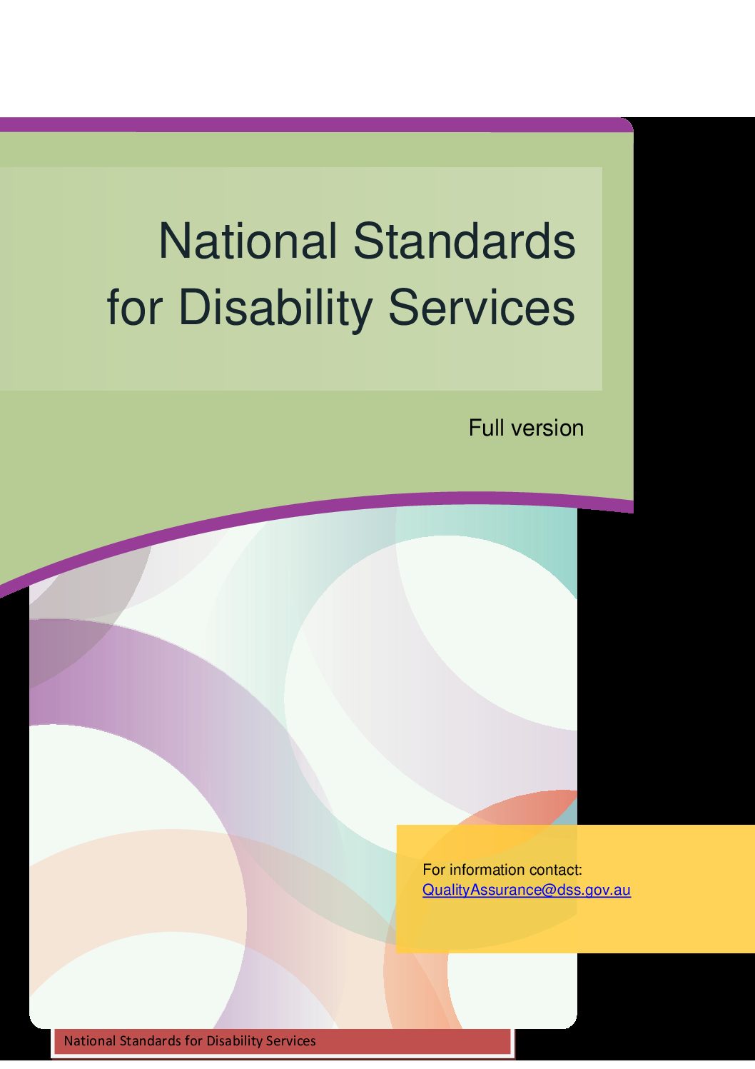 Tool 2.7.13_National_standards_for_disability_services | Parkinsons NSW